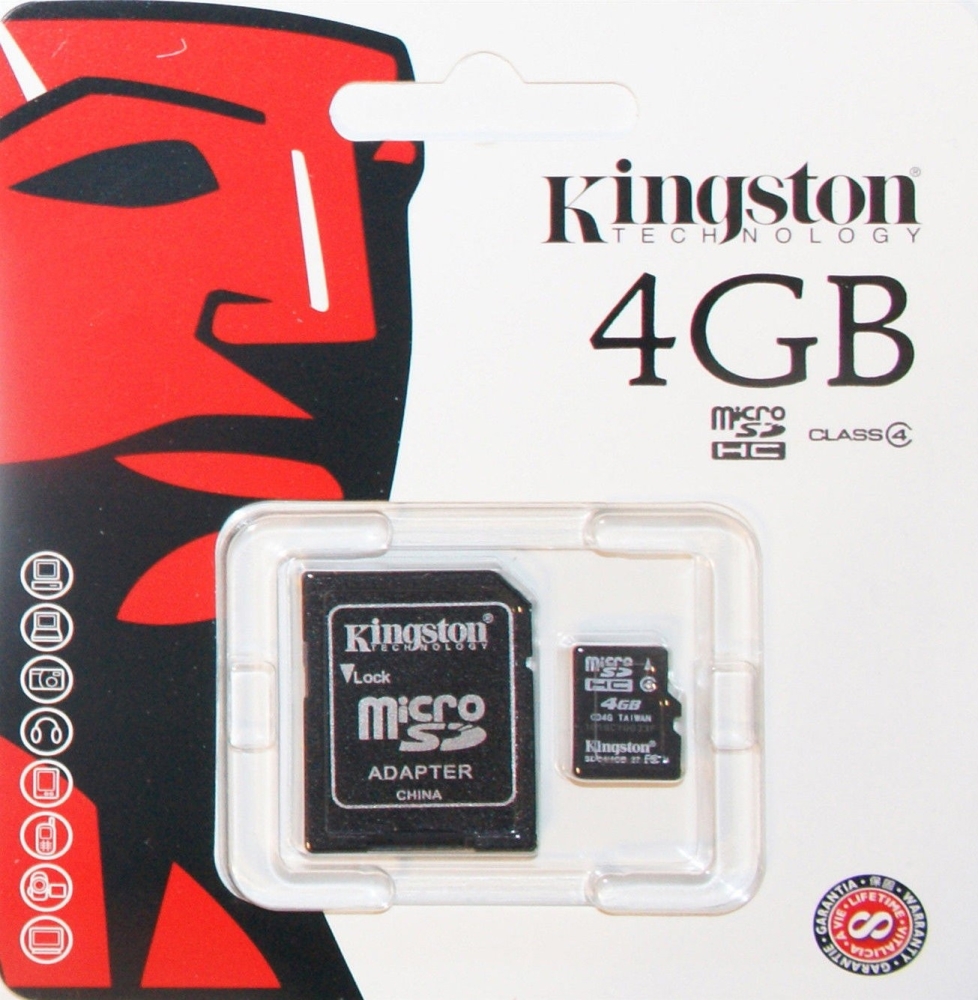 Kingston microSDHC 4GB - 0.00 TL + KDV