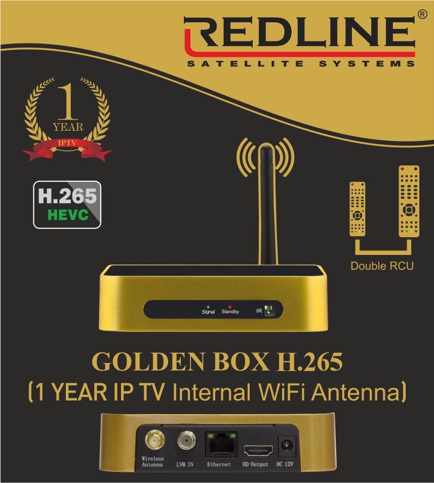 Redlıne Golden Box HD Uydu Alıcısı - 541.67 TL + KDV